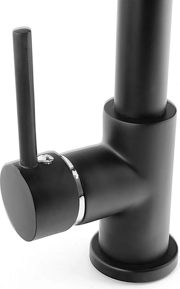 Gamma Duo, vysoká dřezová baterie, černá matná, GMA-BDO-BK