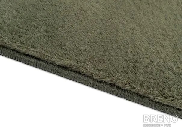 Breno Kusový koberec POUFFY 5100 Green – tmavě zelený, 60x110 cm, Zelená