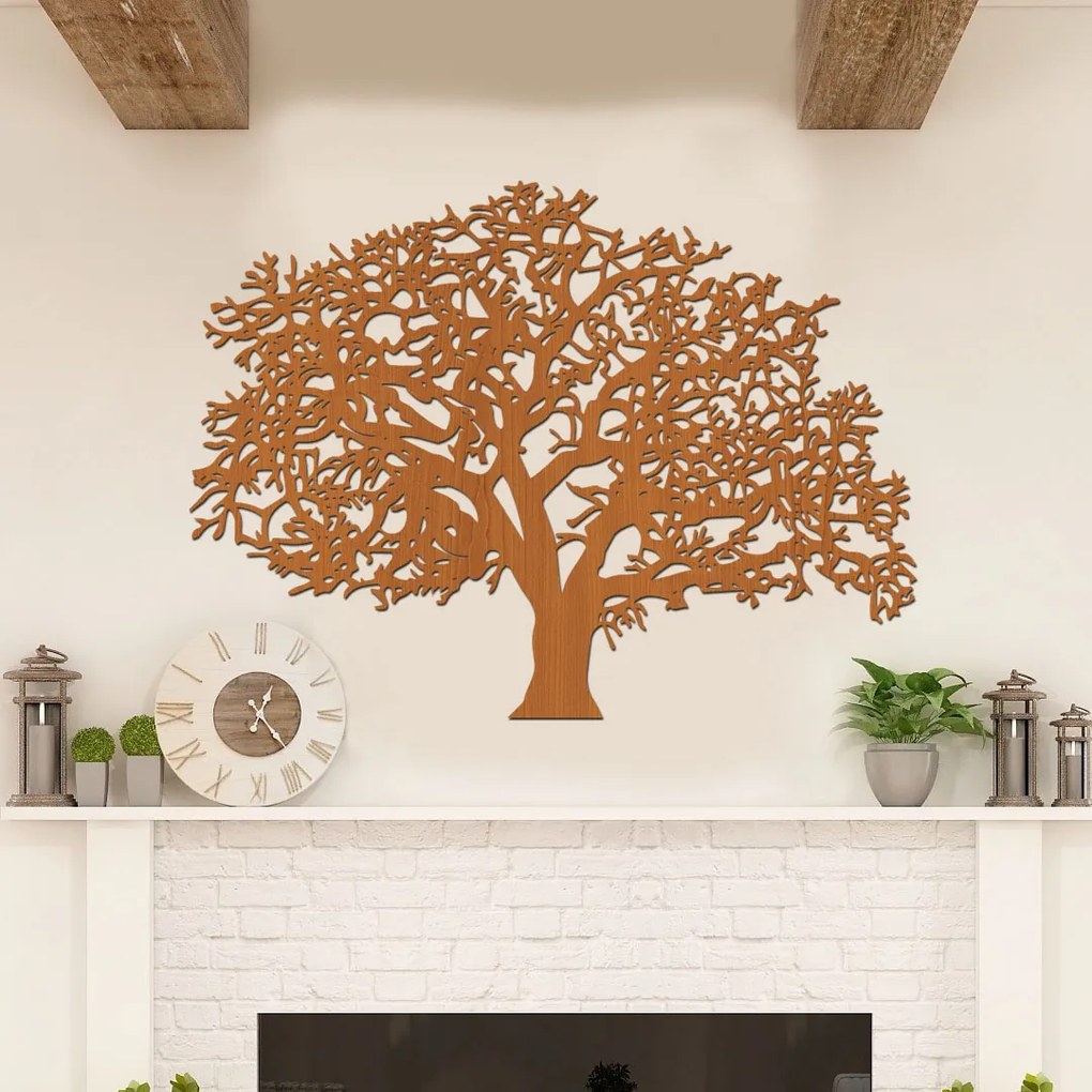 dřevo života Strom života na zeď XXL Rozměry (cm): 60x45, Barevný vzor: Buk