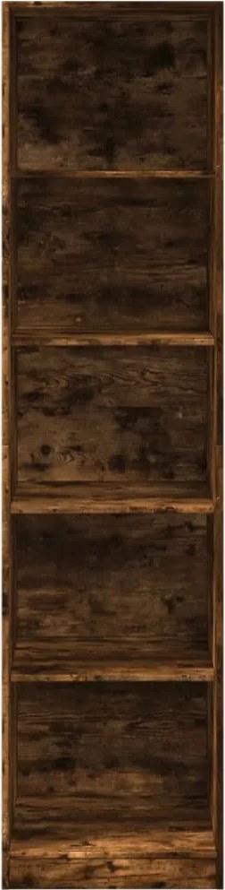 Šatní skříň kouřový dub 50 x 50 x 200 cm kompozitní dřevo 3307715