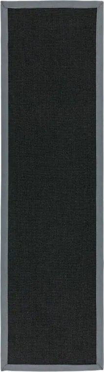 Černý koberec Flopsy Grey Rozměry: 68x300 cm