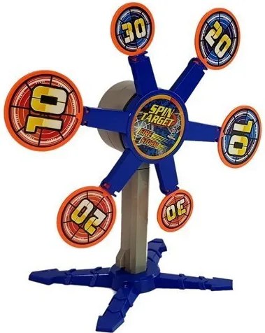 LEAN Toys Puška na pěnové šipky s otočným terčem 66 cm