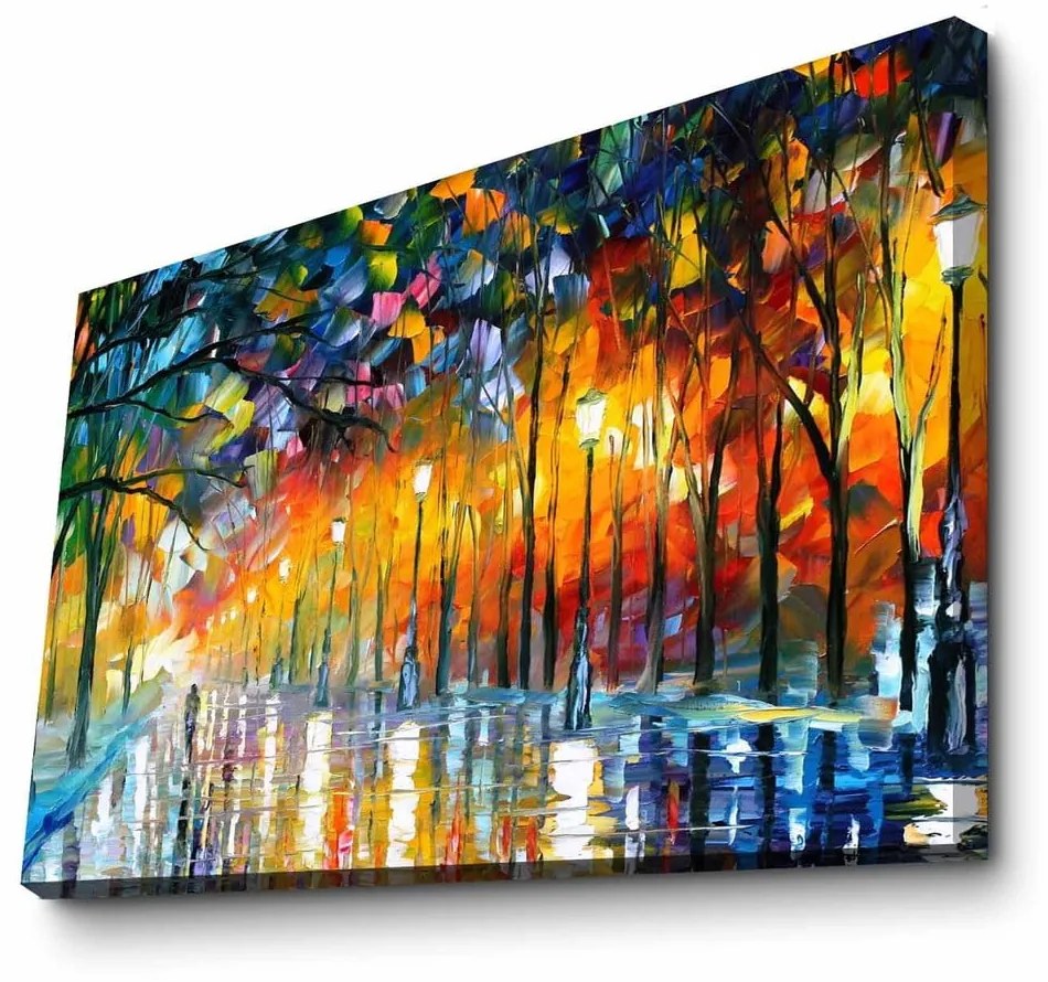 Nástěnná reprodukce na plátně Leonid Afremov, 100 x 70 cm