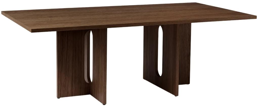 OnaDnes -20% Audo CPH Tmavě hnědý dubový jídelní stůl AUDO ANDROGYNE 210 x 109 cm