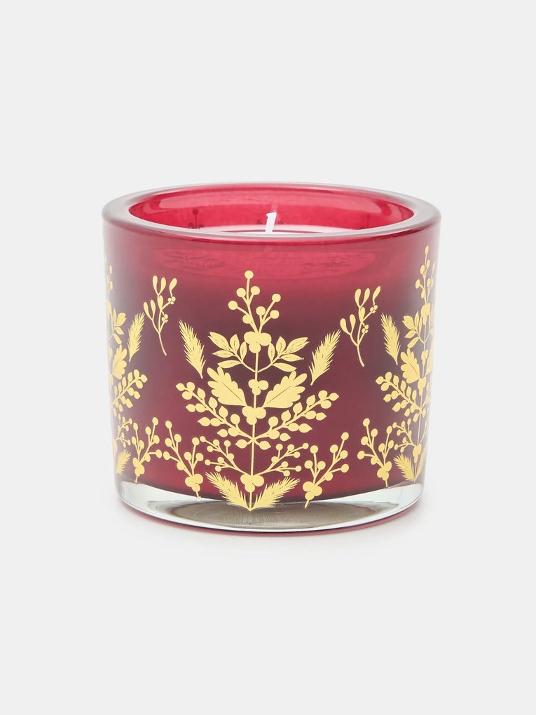 Sinsay - Vánoční vonná svíčka Mulled Wine - světle fialová