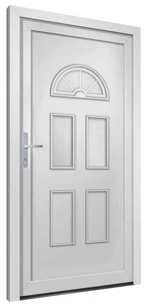 Vchodové dveře bílé 88 x 208 cm PVC,  3187912