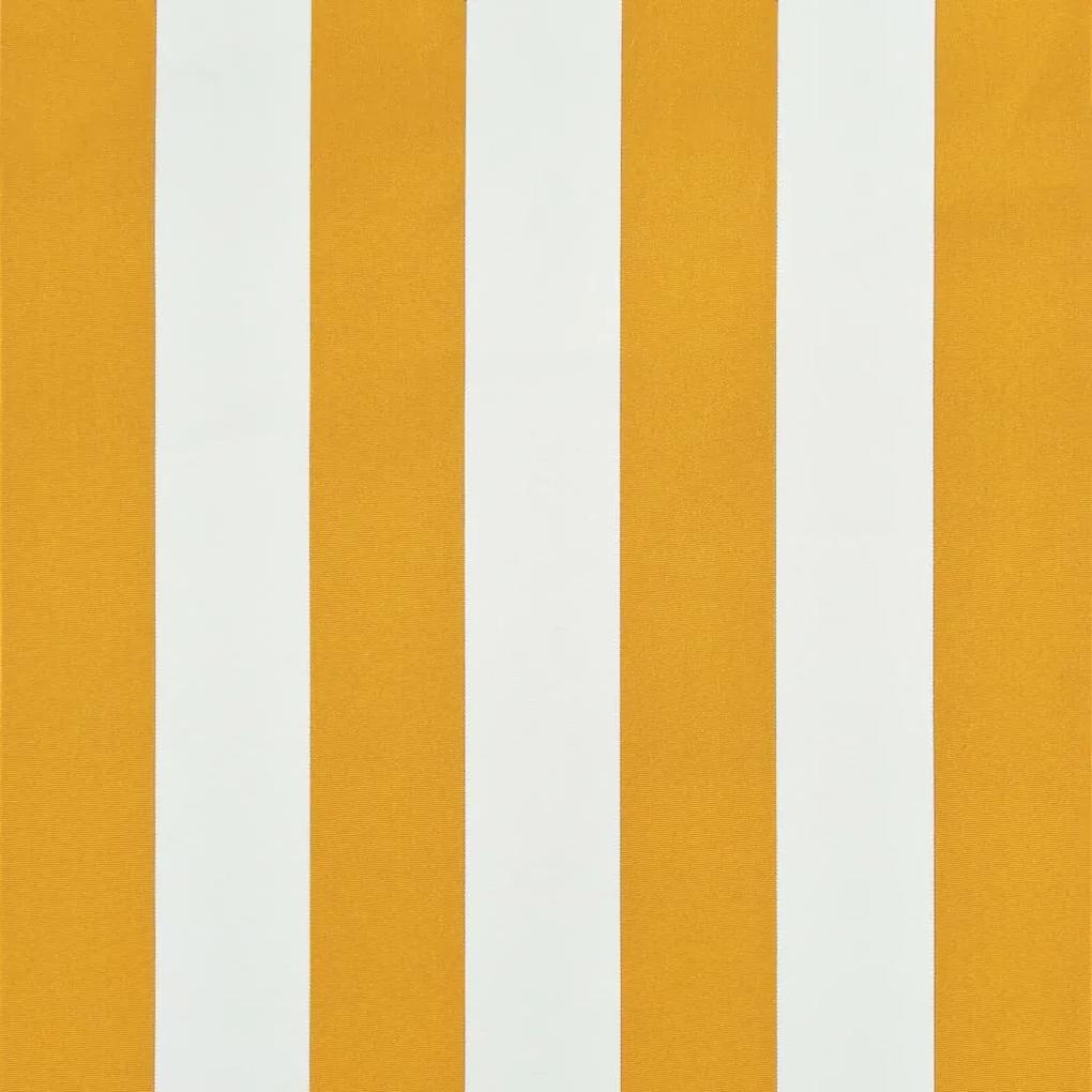 vidaXL Zatahovací markýza s LED světlem 250 x 150 cm [145910] Barva: oranžová a hnědá