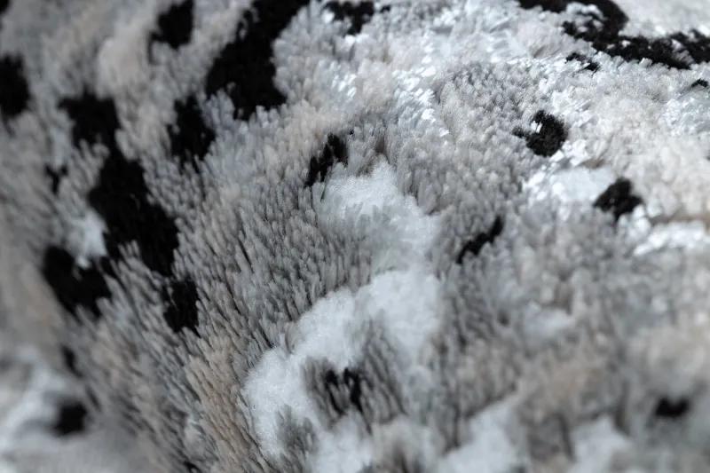 Dywany Łuszczów Kusový koberec Gloss 8493 78 Vintage grey/black ROZMĚR: 120x170