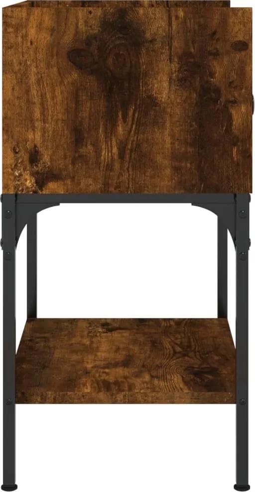 vidaXL Noční stolky 2 ks 40,5 x 31 x 60 cm kompozitní dřevo [825898] Barva: dub sonoma