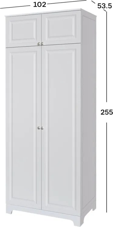 Skříň č. 2 / V.1 + Antresol Madrid