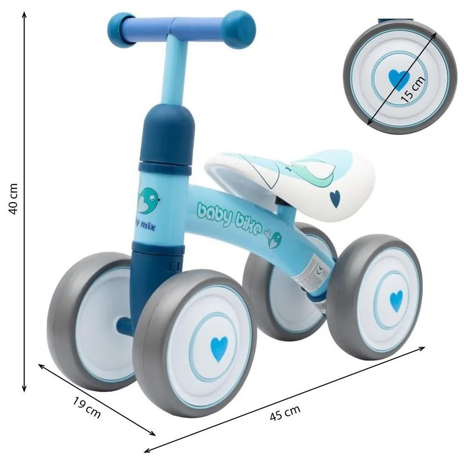 Dětské odrážedlo Baby Mix Baby Bike Fruit green