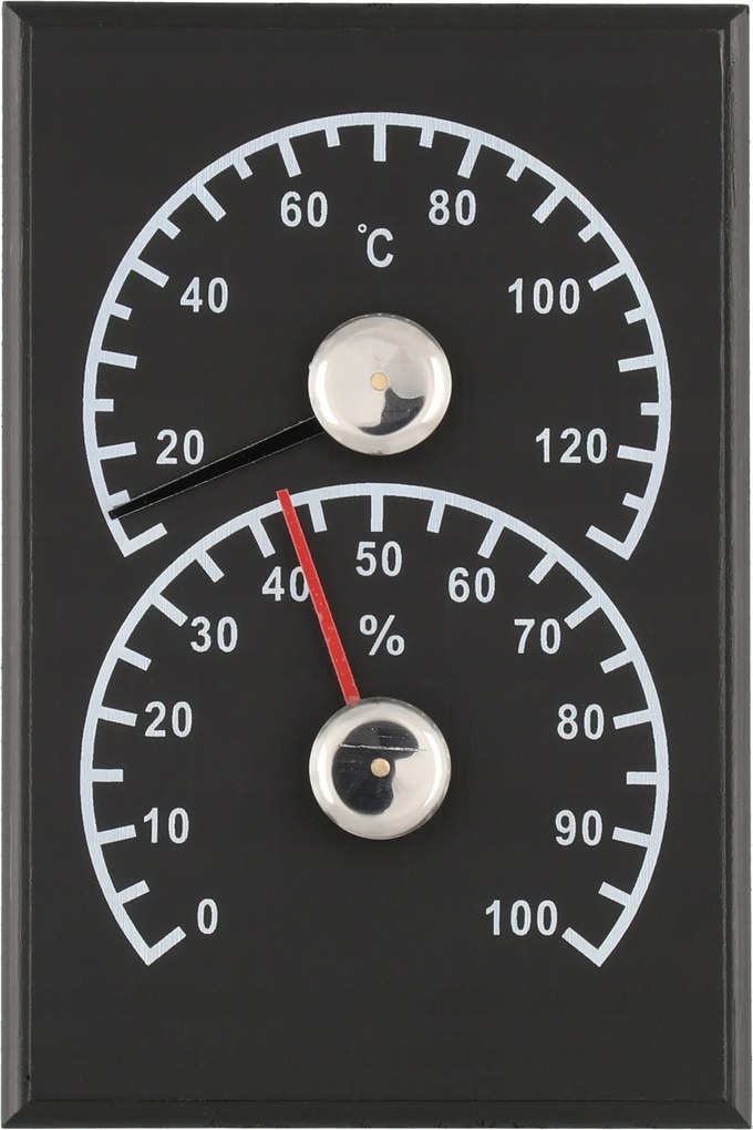 Termometr Termo-vlhkoměr do sauny černý 4Living