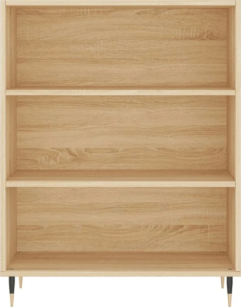 vidaXL Skříň highboard 69,5 x 34 x 180 cm kompozitní dřevo [3200052] Barva: šedá sonoma