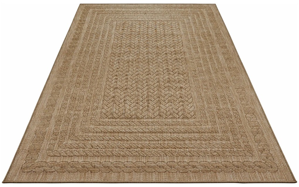 NORTHRUGS - Hanse Home koberce Kusový koberec Forest 103992 Beige/Brown – na ven i na doma - 240x340 cm