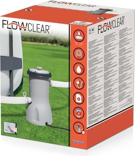 Kartušová filtrace do bazénu, 3028l/h | Bestway