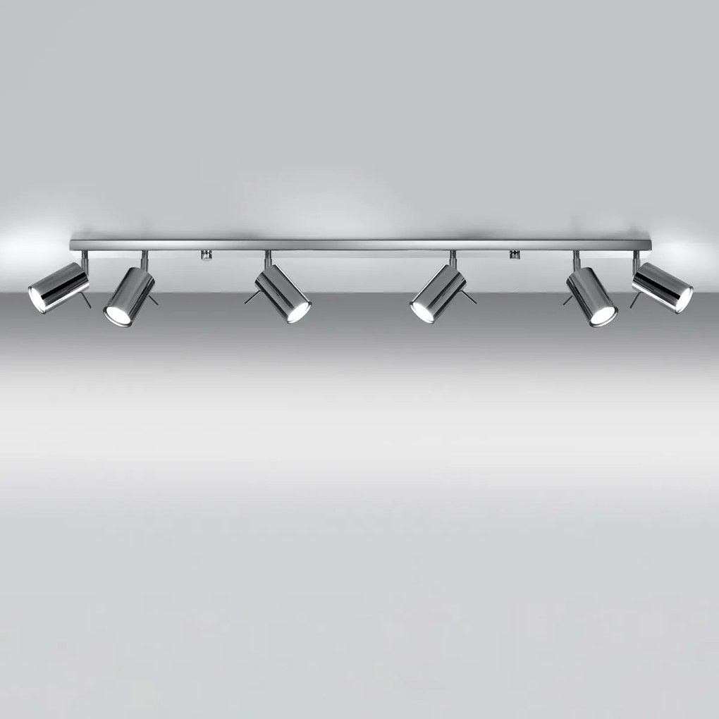 Sollux Lighting Stropní svítidlo RING 6L chrom