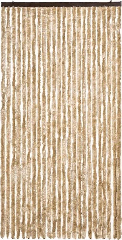 vidaXL Závěs proti hmyzu 100 x 200 cm žinylka [377336] Barva: Šedá a bílá