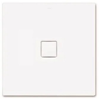 Kaldewei Avantgarde - Čtvercová sprchová vanička Conoflat 852-1, 80x80 cm, bílá - sprchová vanička, celoplošný antislip, Perl-Effekt, bez polystyrénového nosiče 466830023001