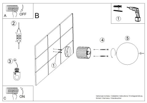 Sollux SL.1727 - Koupelnové nástěnné svítidlo HALO 1xG9/8W/230V IP44 oranžová