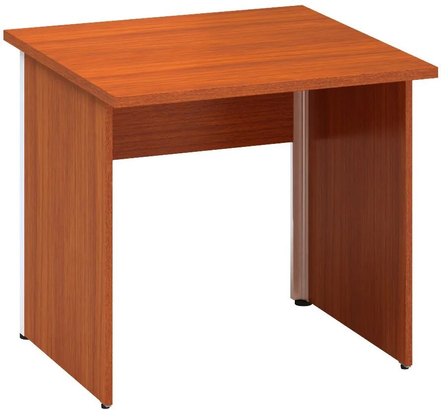 Interier Říčany Kancelářský psací stůl CLASSIC A, 800 x 800 mm, třešeň