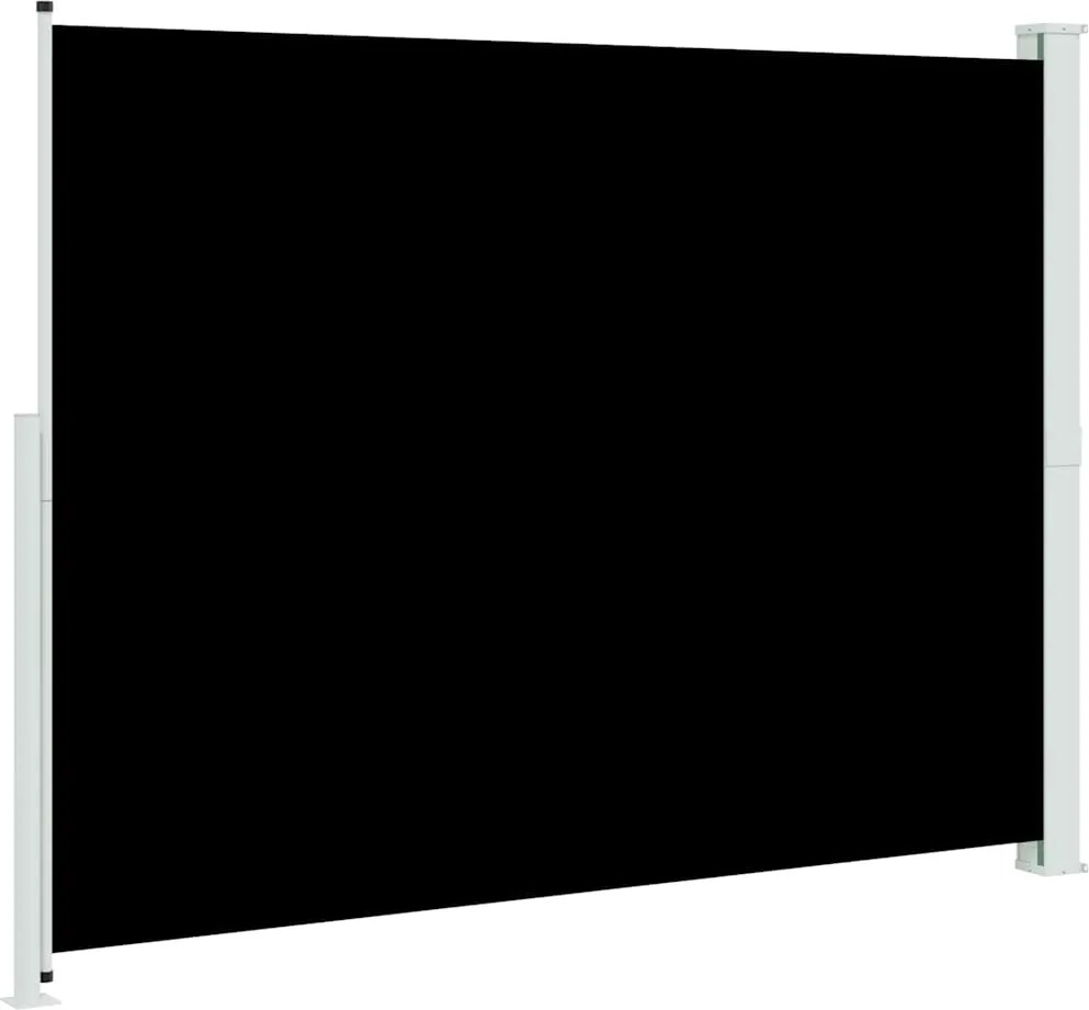Zatahovací boční markýza 220 x 314 cm černá 313423