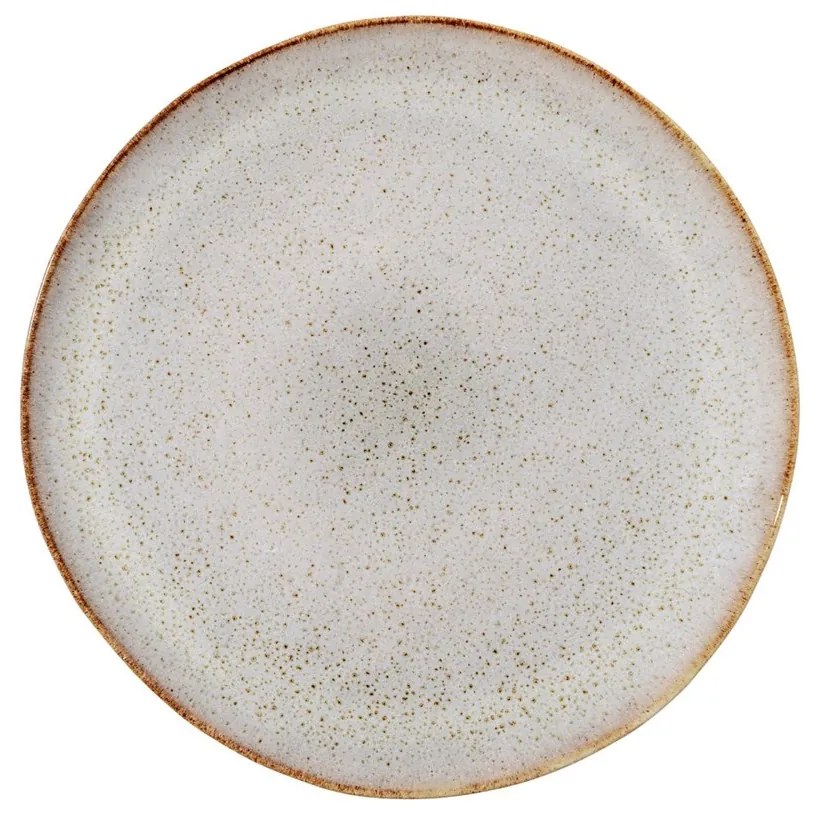 Bloomingville Kameninový talíř Sandrine P.28.5 cm pískový