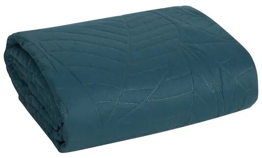 Moderní přehoz na postel Boni tmavě tyrkysový Šířka: 220 cm | Délka: 240 cm