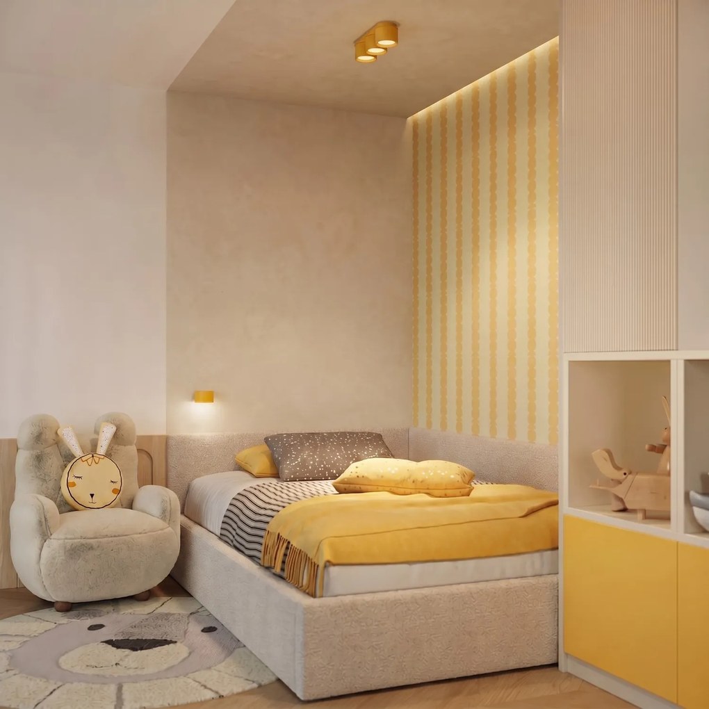 Sollux Lighting Stropní svítidlo MODO 3 žluté GX53