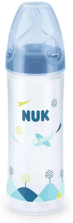 NUK First Choice láhev plastová silikonová savička New classic 250ml Růžová + tyrkysová