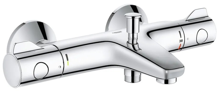 Grohe Grohtherm 800 - Termostatická vanová baterie nástěnná, chrom 34567000