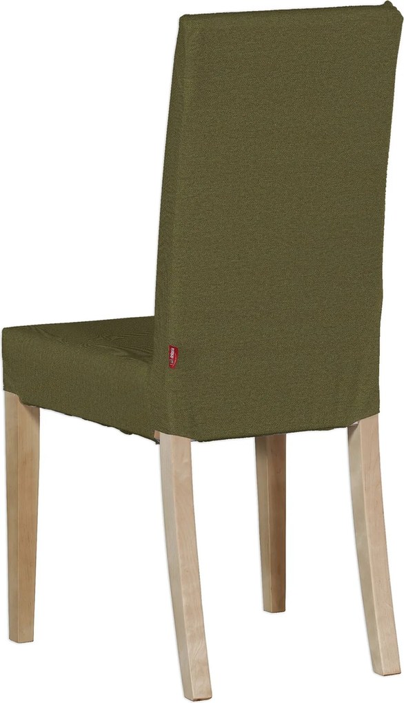 Potah na židli IKEA Harry, krátký barva zelená látka pletený vzor