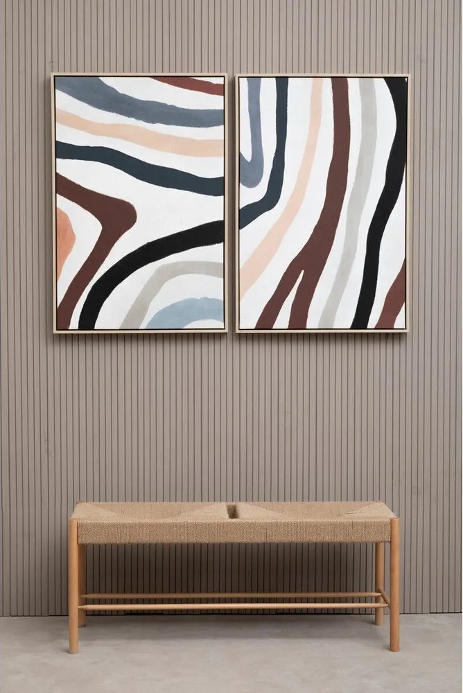 Obrazy v sadě 2 ks s rámem/na plátně 63x93 cm Astratto – Premier Housewares