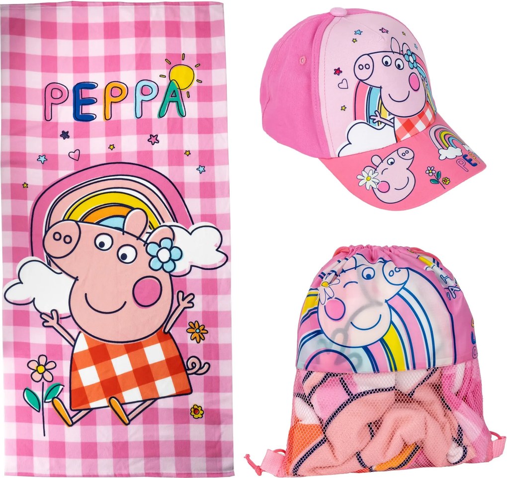 Ručník osuška set3|peppa pig