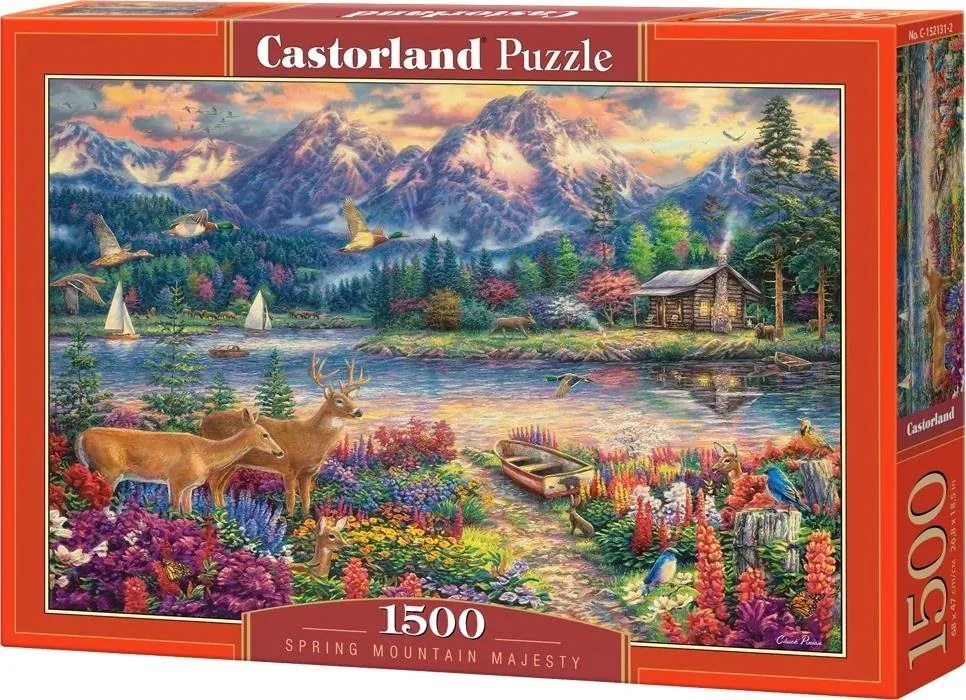 Castorland puzzle majestát jarních hor 1500 dílků