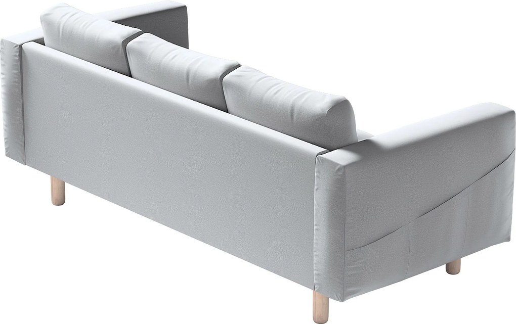 Potah na pohovku IKEA Norsborg 3-místná barva šedá látka sametová