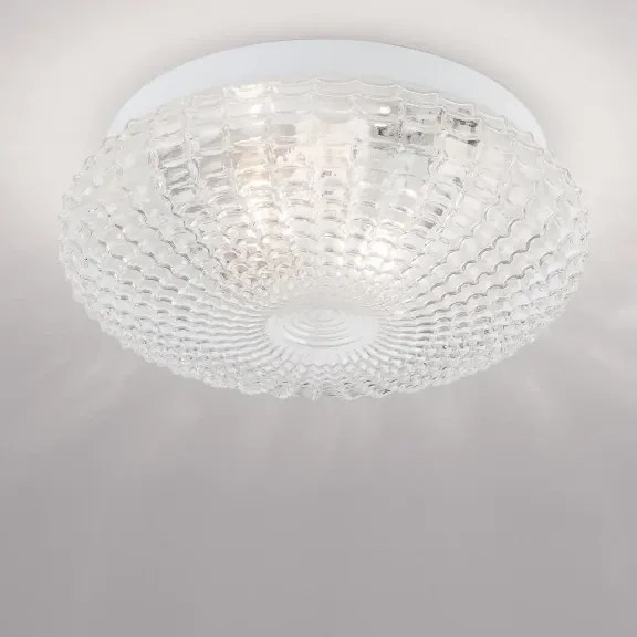 Designové stropní svítidlo Clam 30 čirá