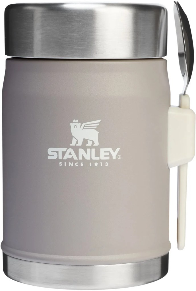Stanley the legendary classic food jar 400 ml/14oz ash 2.0 se lžící/vidličkou