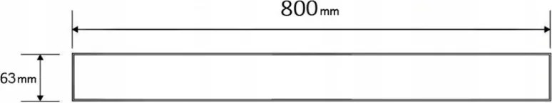 Mexen Flat M12 krytka pro liniový odtok 80 cm, růžové zlato - 1621080