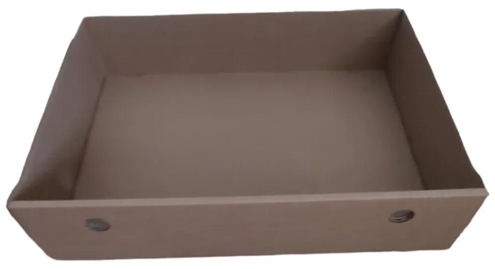 Úložné boxy na oblečení, organizéry do skříně EKO KARTON 55x40x13cm - zásuvka