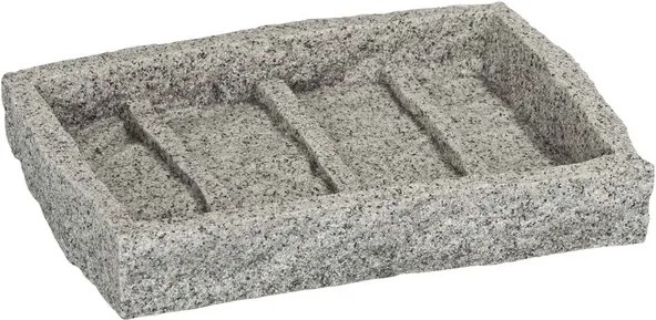 WENKO GRANITE Miska na mýdlo šedá