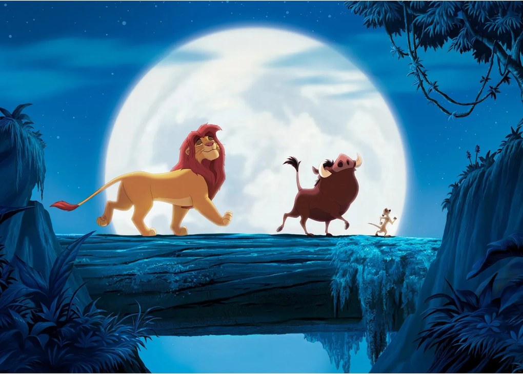 Komar Vliesová fototapeta Disney The Lion King Full Moon Walk 350 x 250 cm