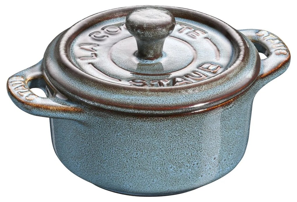 Staub Cocotte Mini keramická zapékací forma 10 cm/0,2 l, antická modrá, 40512-000