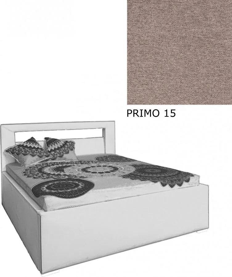 Dřevona - Elitte Čalouněná postel AVA LERYN 160x200, s úložným prostorem, PRIMO 15