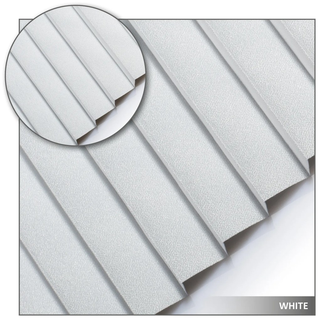 Plisa Zatemňující plisovaná roleta White 128 cm x volitelná výška