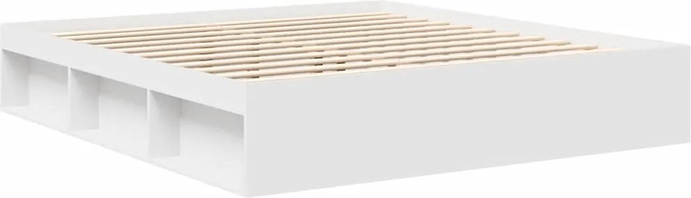 Rám postele bílý 200 x 200 cm 3203887