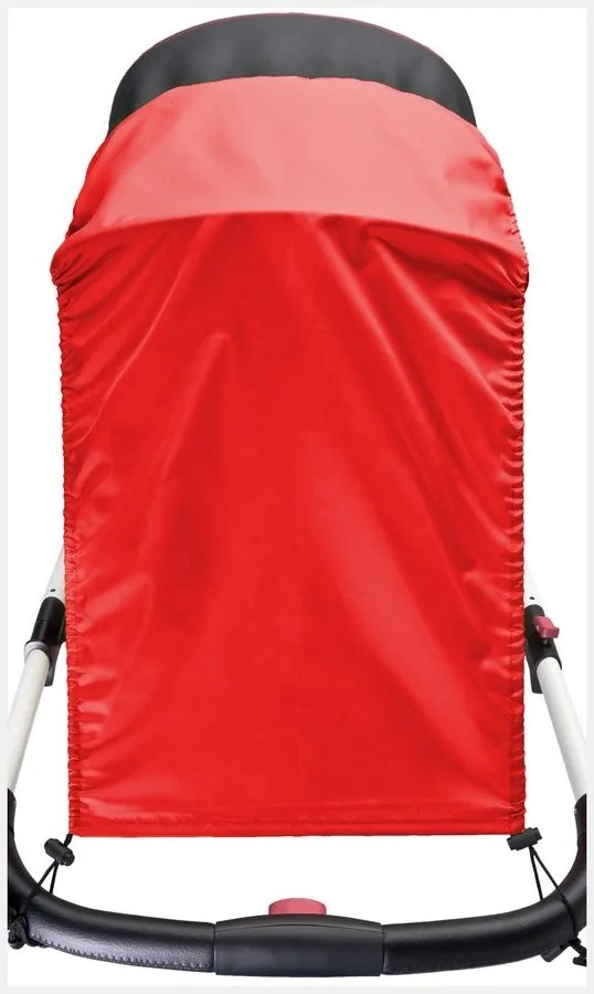 Sluneční clona na kočárek New Baby Basic red