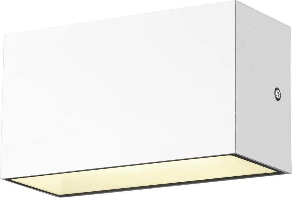 LA 1005153 SITRA M WL UP/DOWN venkovní LED nástěnné přisazené svítidlo, bílé CCT switch 3000/4000 K - BIG WHITE (SLV)