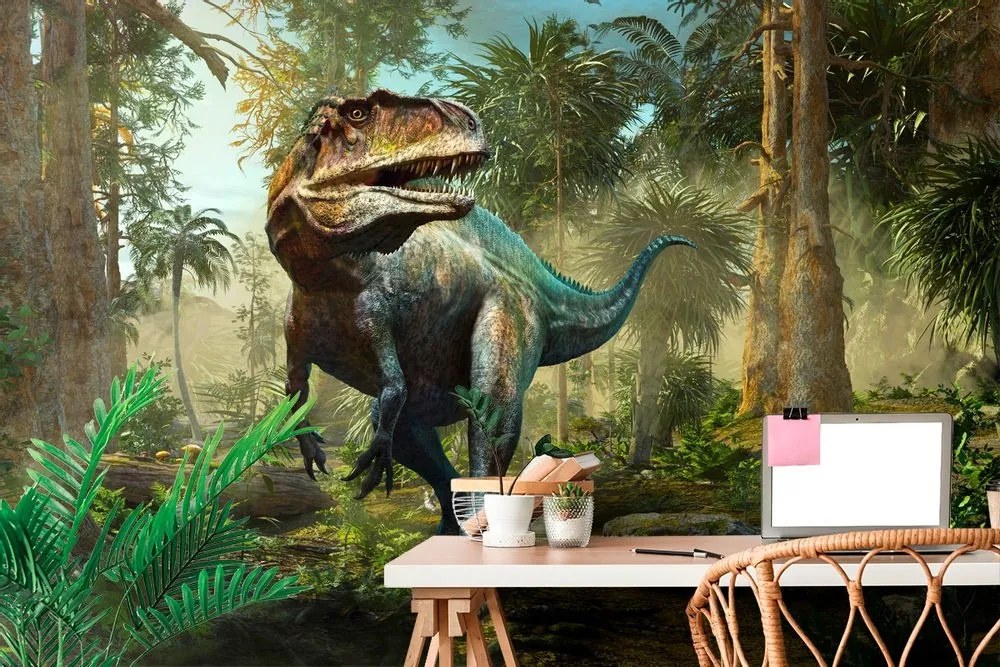 Tapeta svět dinosaurů - 225x150 cm