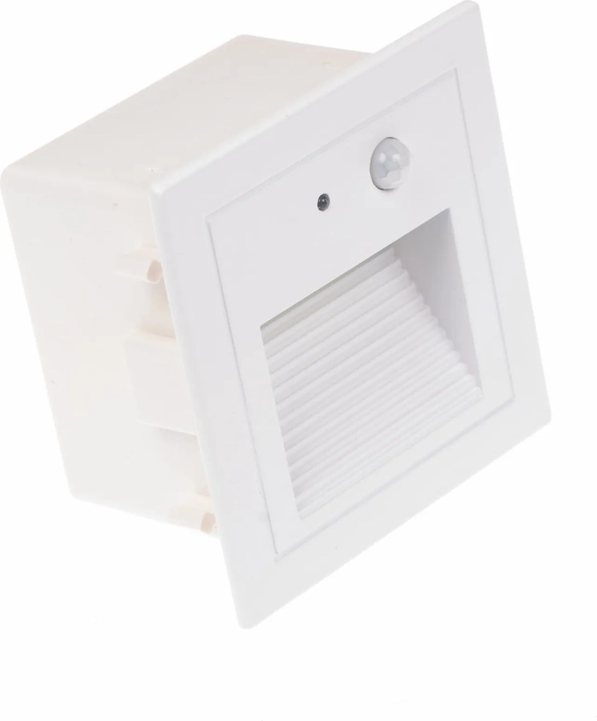 T-LED 106521 LED vestavné svítidlo PIR-LOPEN-W-IP65 bílé