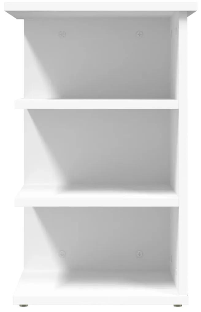 Odkládací skříňka bílá 35 x 35 x 55 cm dřevotříska - Default Title